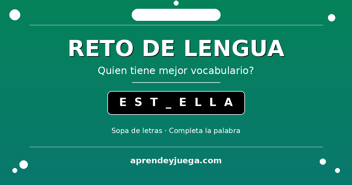 Completa la Letra — Juego de Ortografía Online para Niños